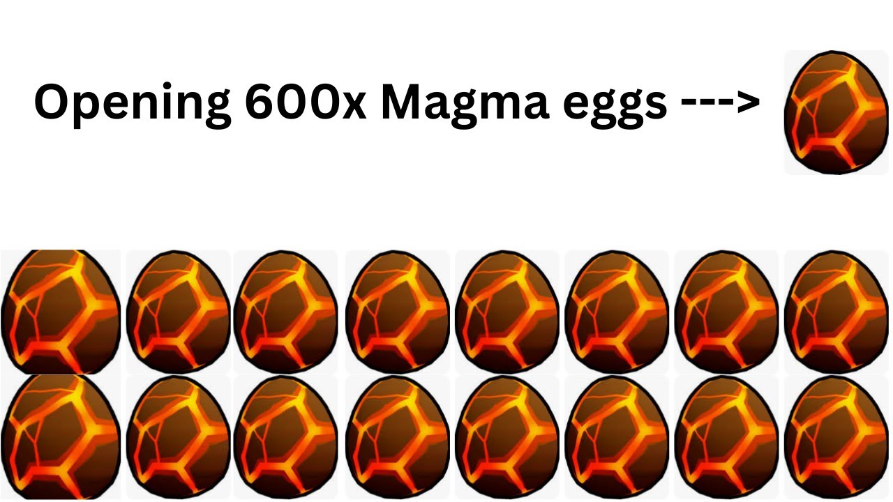 OPENING 600X MAGMA EGGS IN PETS GO! HUGE???? - YouTube