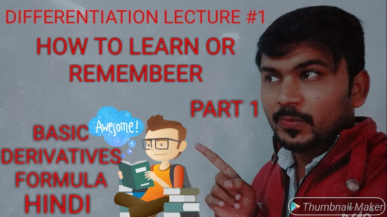 Basic Differentiation Lecture #1 How to Learn Differentiation Basic ...