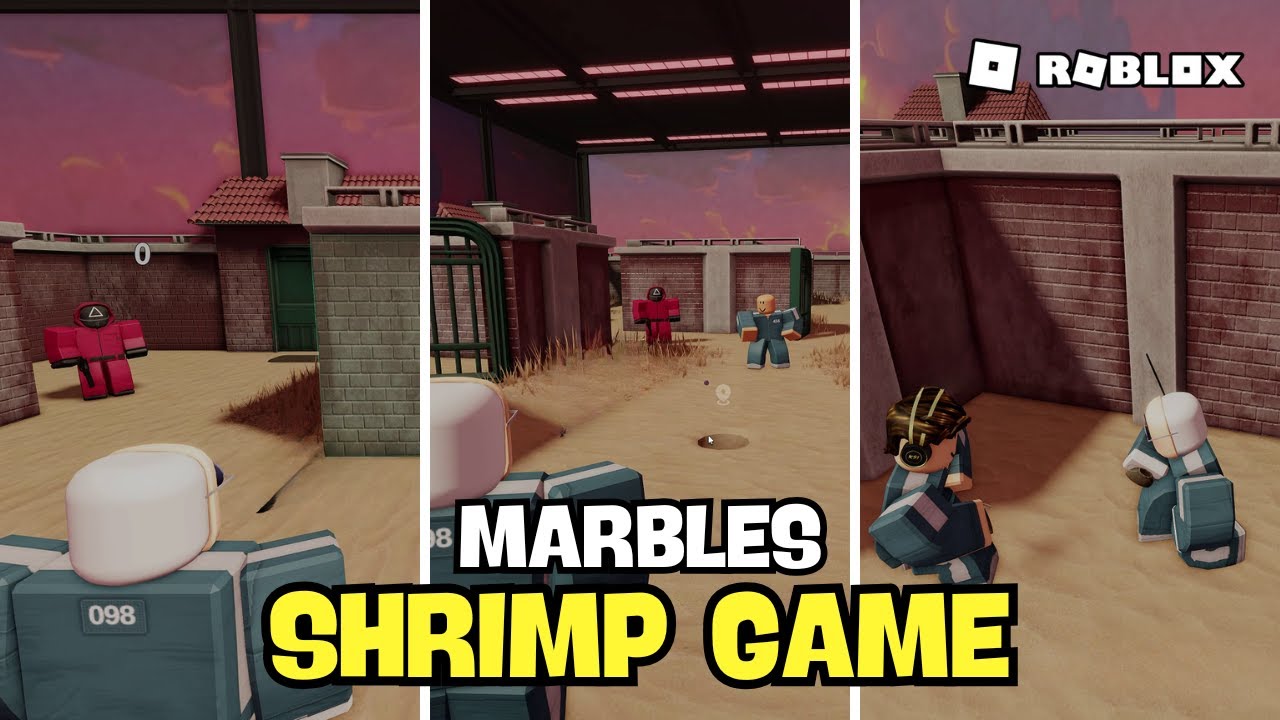 Shrimp Game - All Marbles Game FULL GAMEPLAY - ROBLOX - YouTube