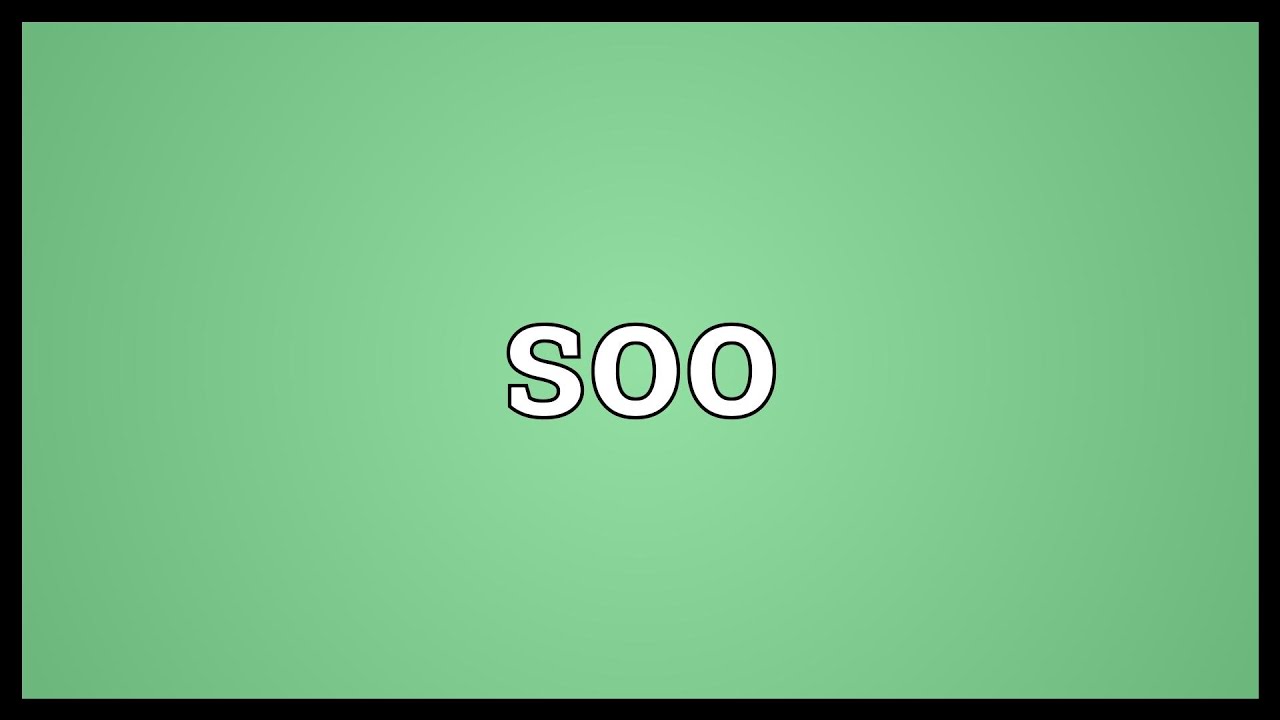 Soo Meaning - YouTube