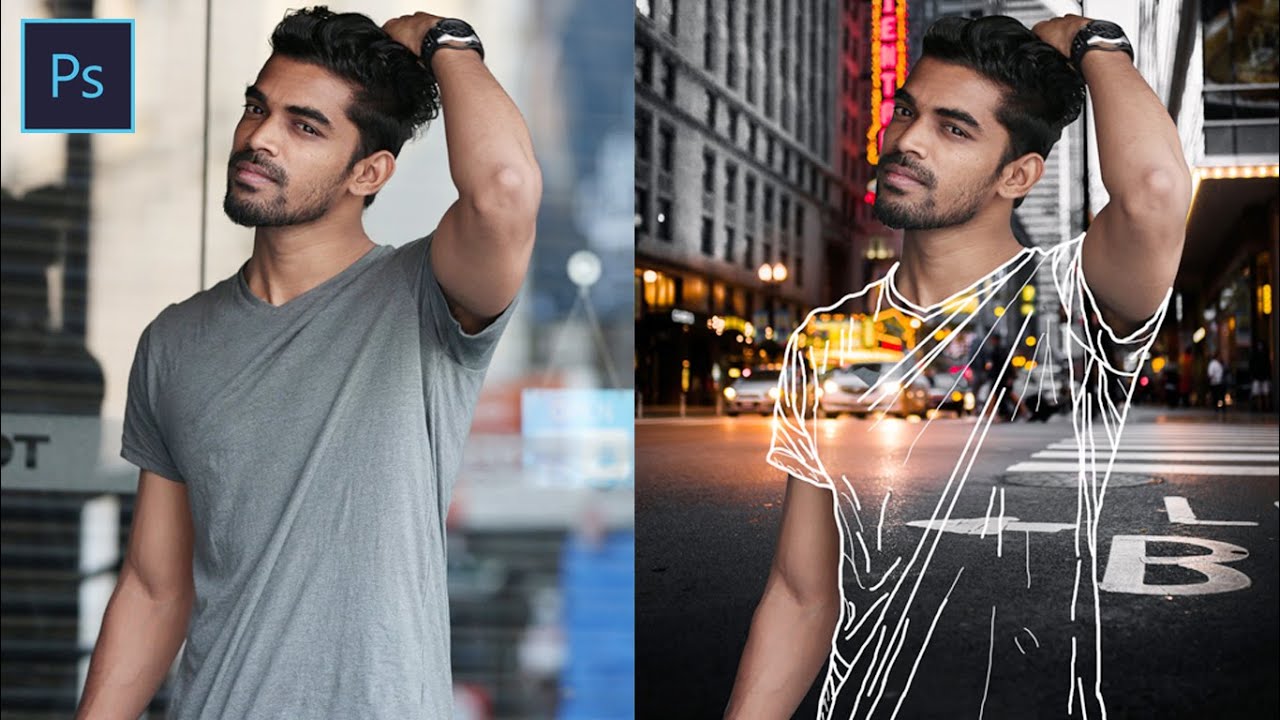 How to Create Transparent Cloth Effect (Cloth less Effect) | Photoshop ...