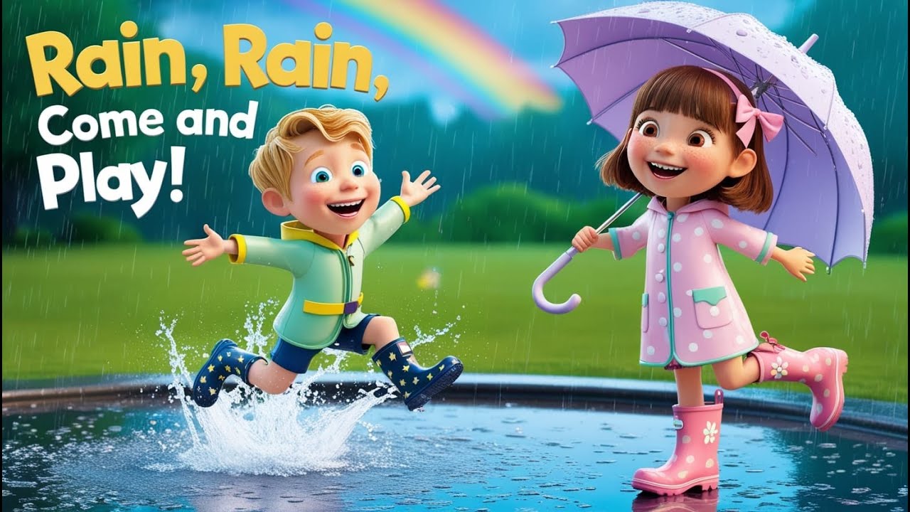 Rain Song Medley for Kids l Nursery Rhyme Song l Rain Rain Go Away ...