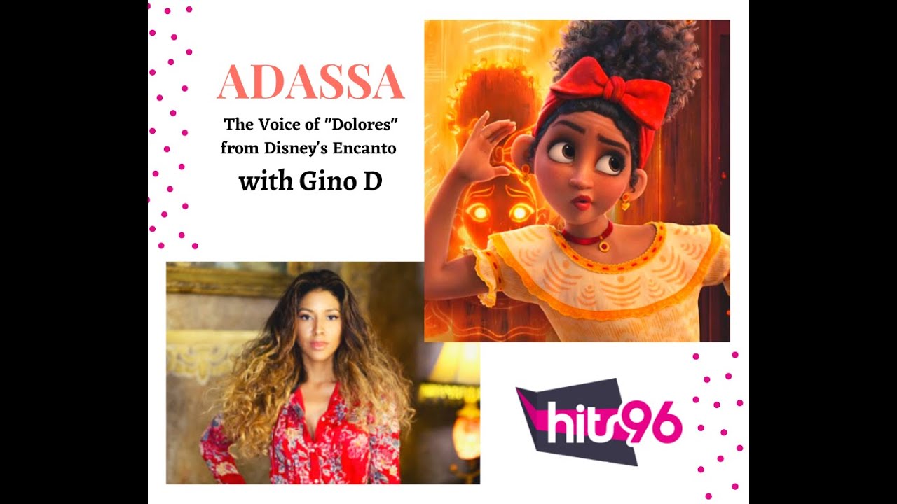 Adassa (The Voice of Dolores from Disney's Encanto) on Hits 96 - YouTube
