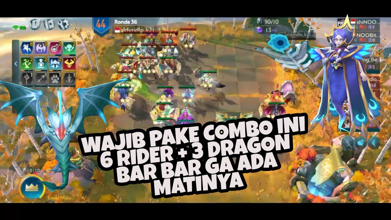 WAJIB PAKE COMBO INI 6 RIDER 3 DRAGON 2 WARLOCK GA ADA OBAT ...