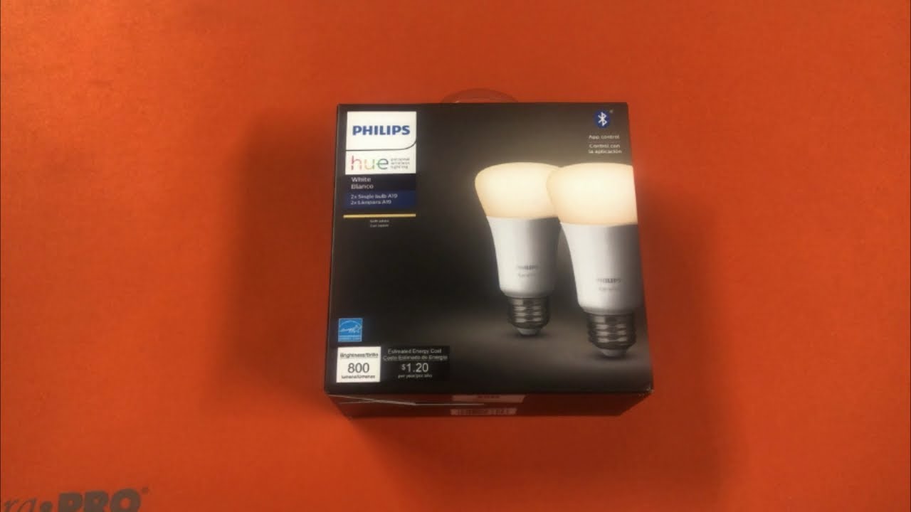 Philips Bluetooth Light Bulb Unboxing - YouTube
