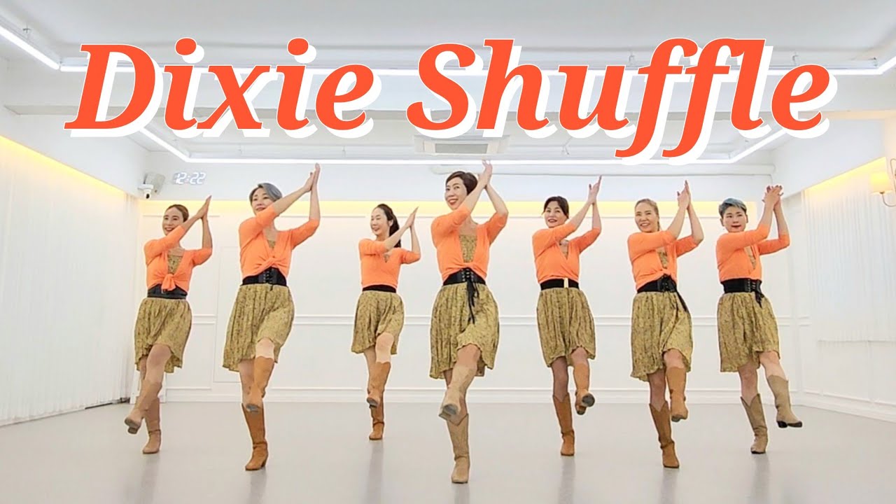 Dixie Shuffle LineDance/ 초급라인댄스/Choreographed by Daniel Whittaker/Stand ...