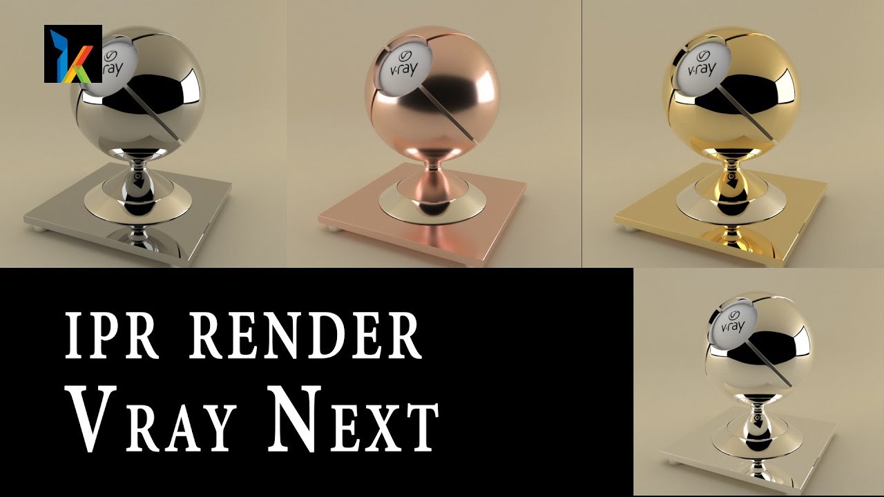 VRay Next I IPR RENDER & SWITCH MATERIAL I GPU Rendering in Vray - YouTube