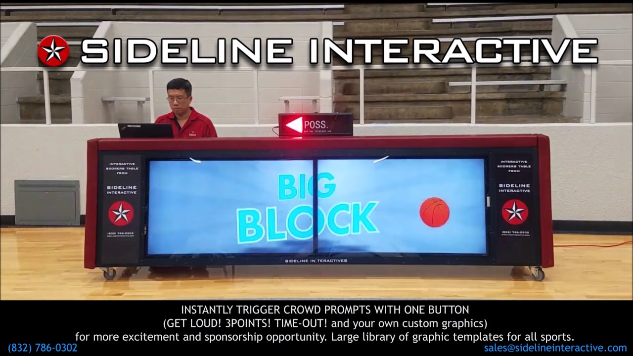 1 Minute demo Sideline Interactive Digital Scorer's LED Table features ...