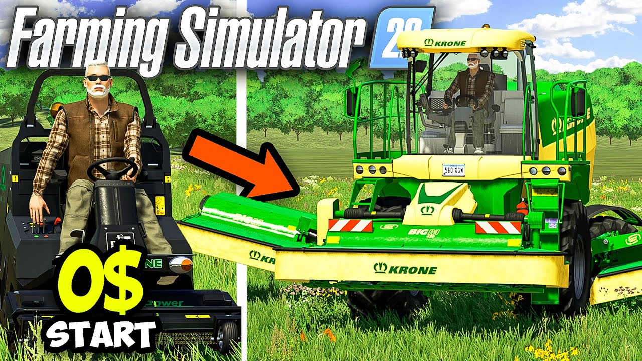 MEGA FARM from $0 on FLAT MAP🚜 ep.5 | Farming Simulator 2022 timelapse ...