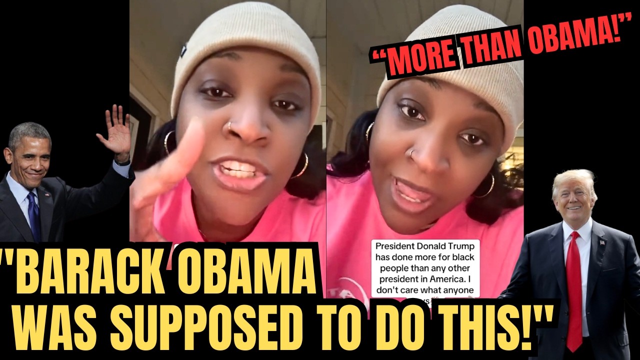 Black Woman Said Trump Has Done More For Black People Than Obama! - YouTube