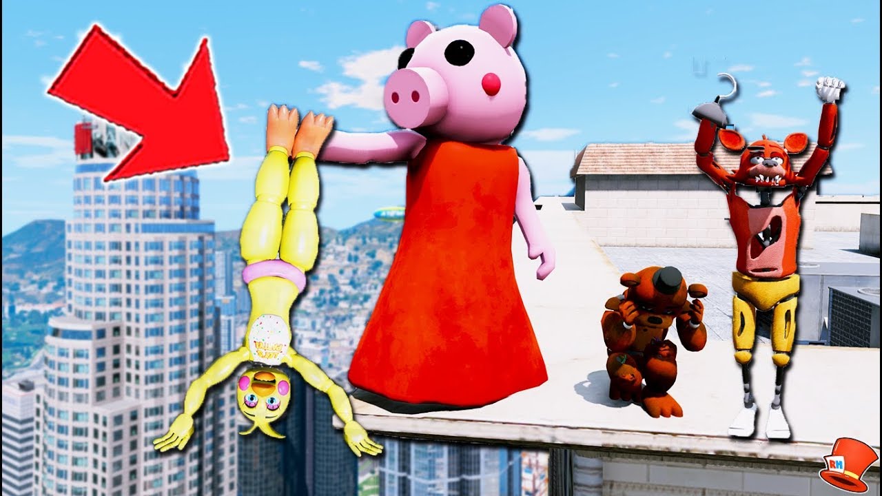 Piggy Captures All the Animatronics! (GTA 5 Mods FNAF RedHatter) - YouTube