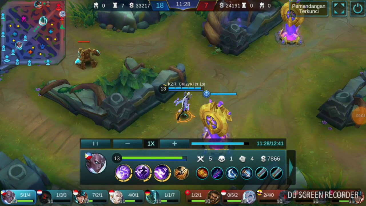 Enemy savage! Mobile Legends - YouTube