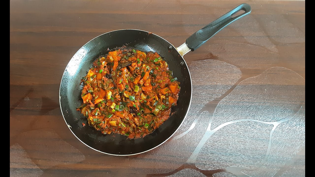 SPRING ONION SABJI| By - Sameer Foods - YouTube