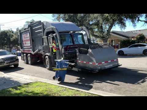 Athens Services of pick up with recycle with 94 in Azusa CA - YouTube