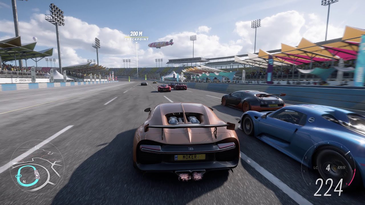 Forza Horizon 5 - Oval Circuit Race | Bugatti Chiron Hotspur | NEW ...