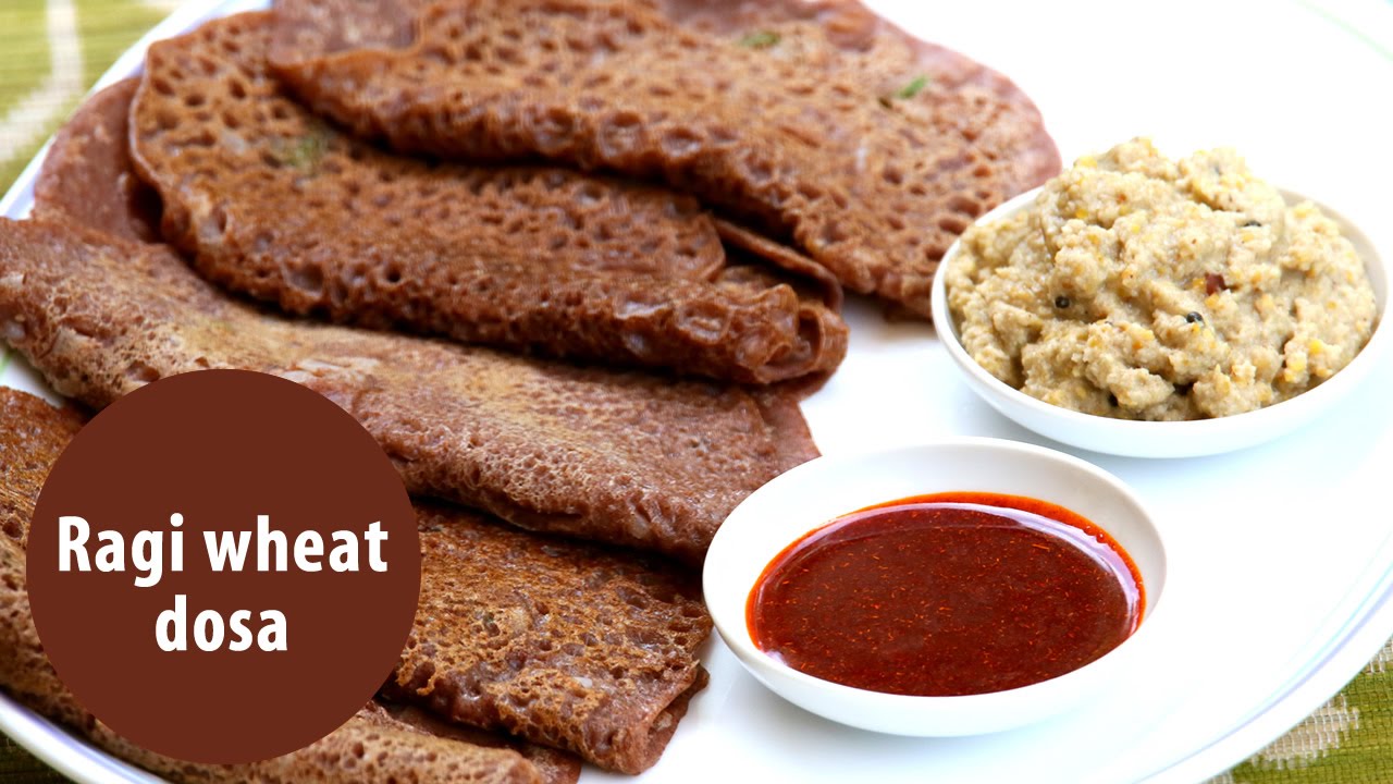Ragi Wheat Dosa | Mrs K M Mathew's Recipes | Manorama Online - YouTube