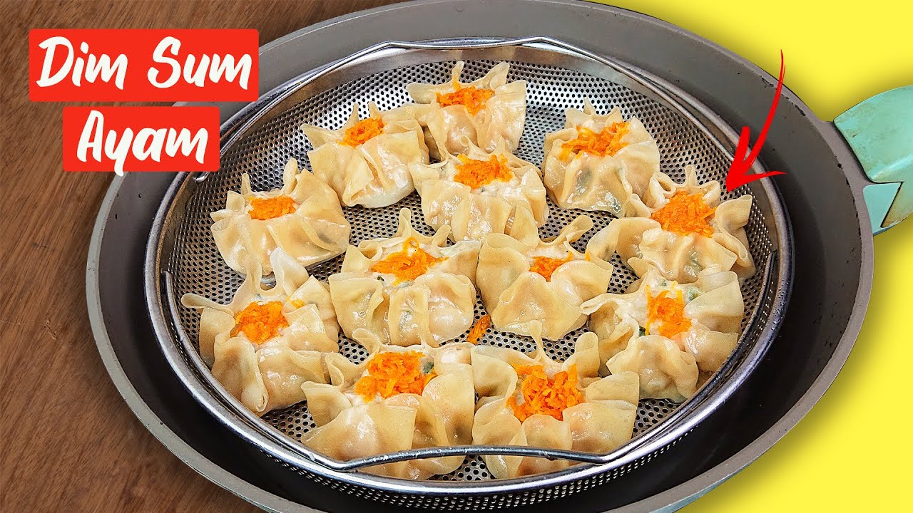 Bikin Dimsum Ayam Wortel Seenak Restoran - Kenyal, Gurih, dan Glowing ...
