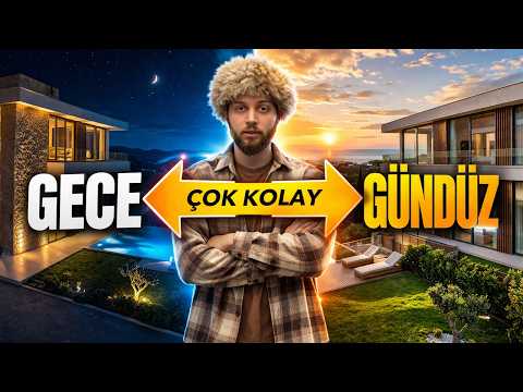 Yapay Zeka İle Gece Gündüz Geçiş Efekti Nasıl Yapılır? | Day to Night Transition (AI Tutorial)