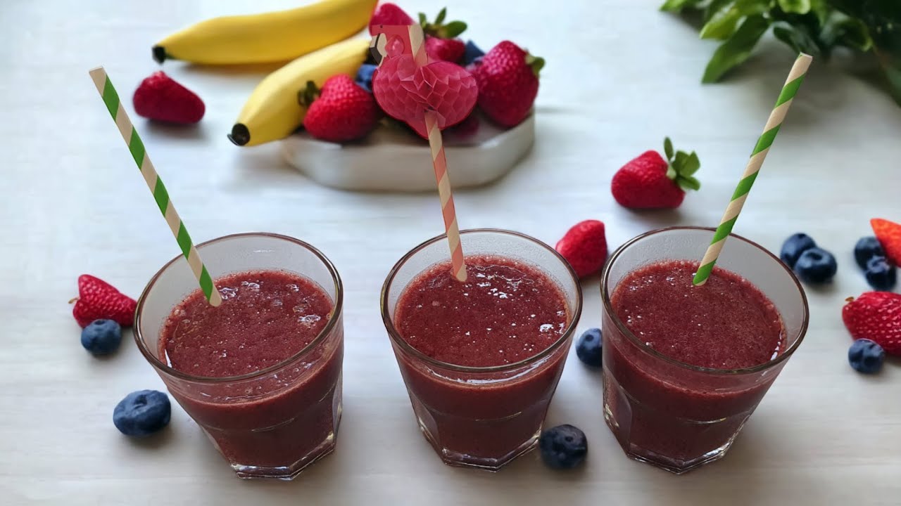 Smoothie de Fructe | Suc de Fructe Racoritor si Sanatos | Bucataria ...