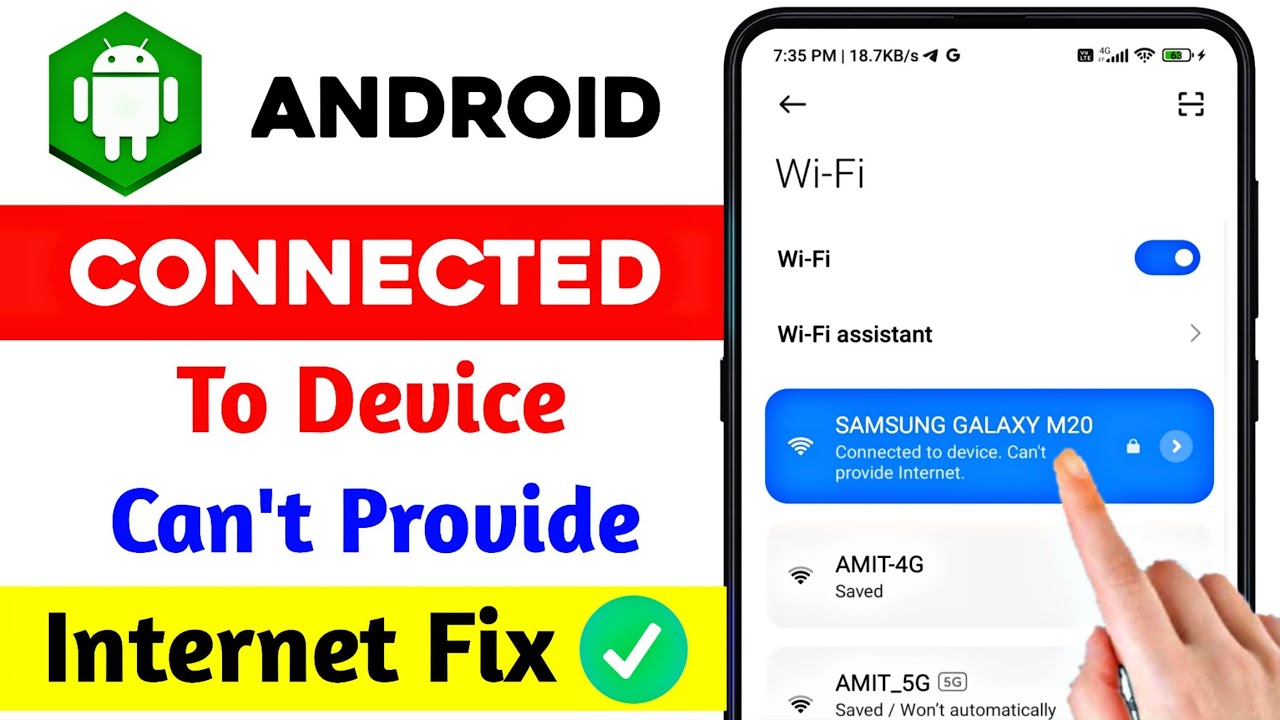 How to Fix Redmi poco wifi connected to device can't provide internet problem || No internet ...
