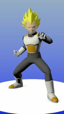 Vegeta idle animation - YouTube
