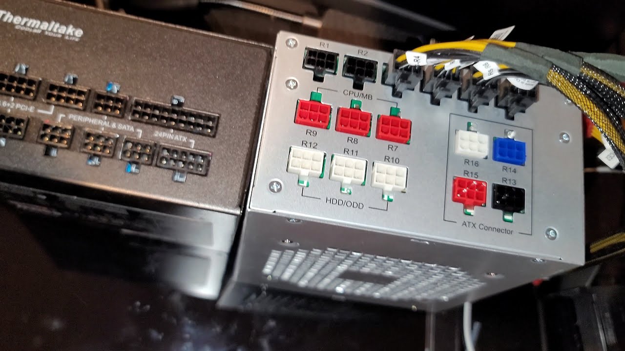 Alienware R10 power supply upgrade by third party power supply - YouTube