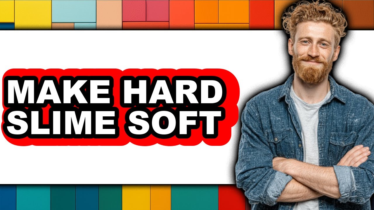 How To Make Hard Slime Soft - Step By Step - YouTube