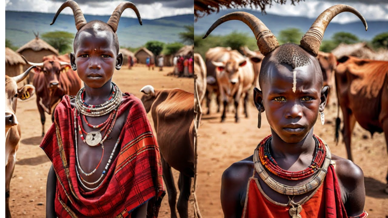 A Boy Born with a Cow Head and Became Successful in Life #folklore # ...