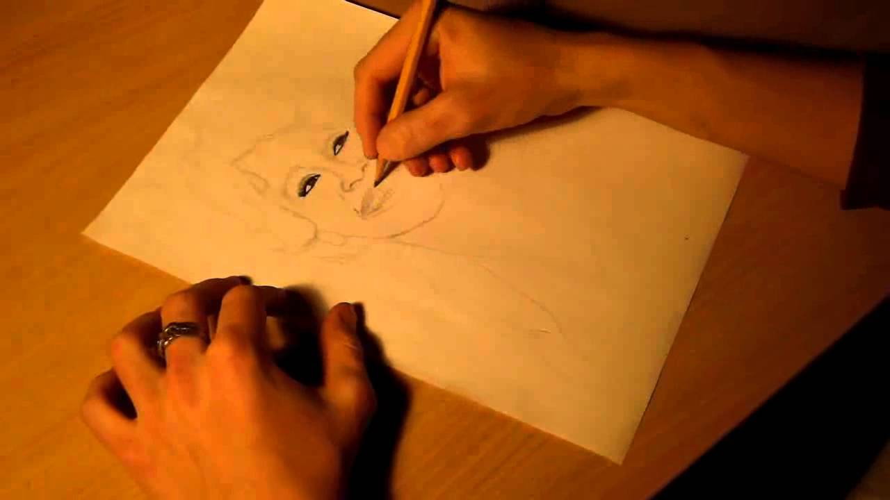 Drawing Whitney Houston - YouTube