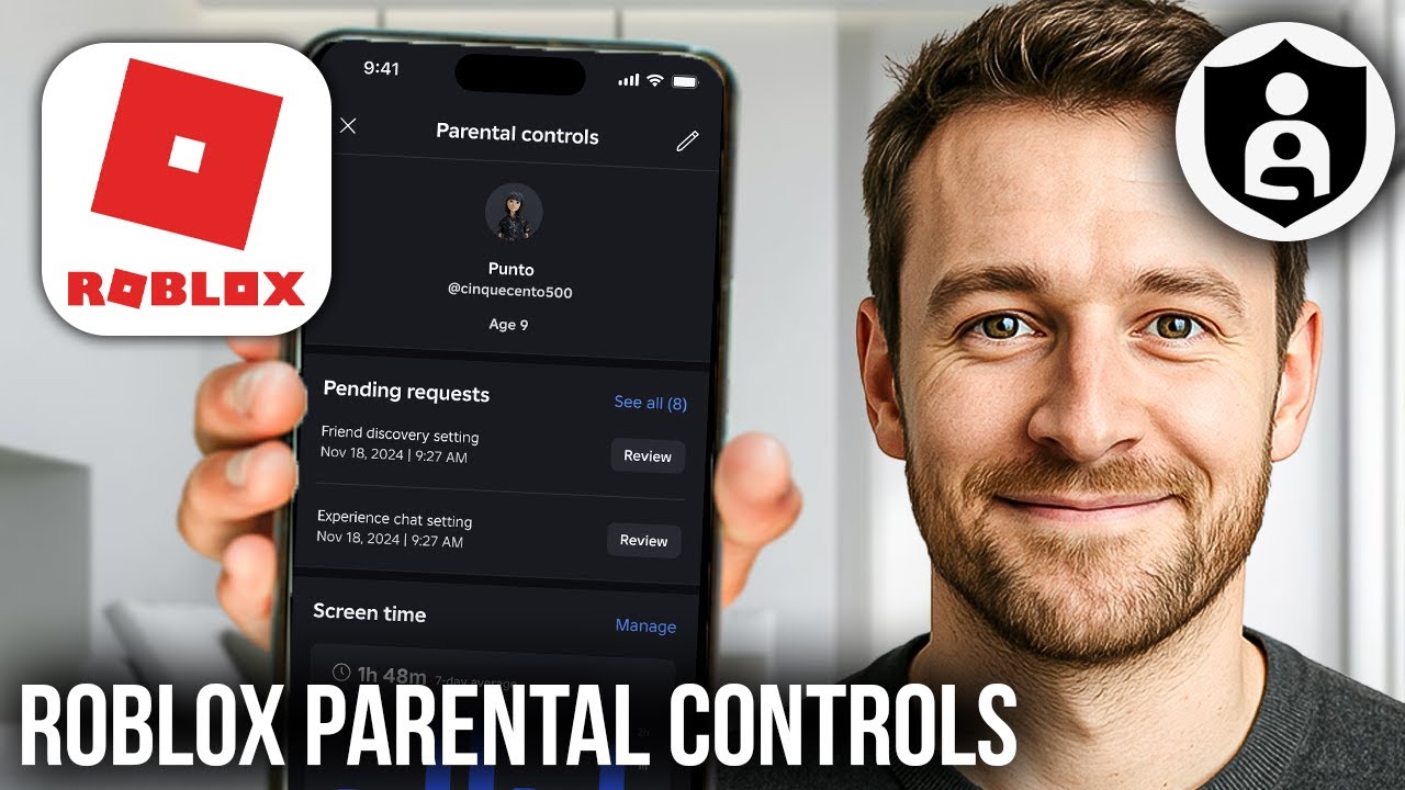 How To Setup & Use Roblox Parental Controls - YouTube