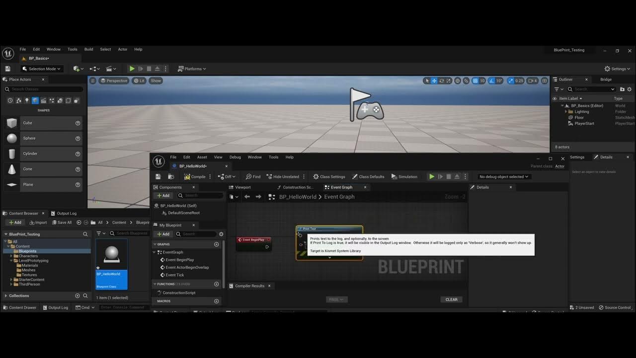 Unreal 5.X - Blueprint (Actor) Creation - YouTube