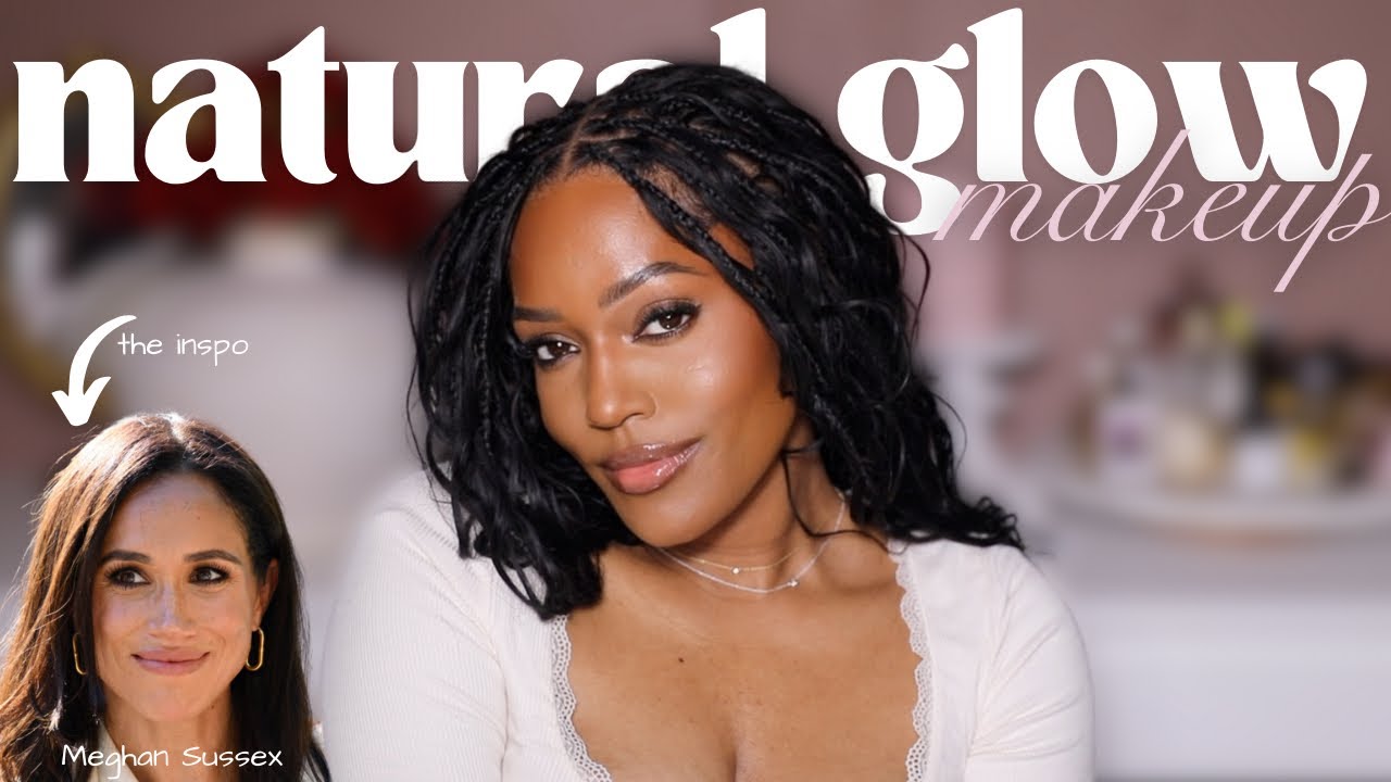 Recreating MEGHAN MARKLE’S Iconic Makeup Look: Flawless Glow on Dark ...