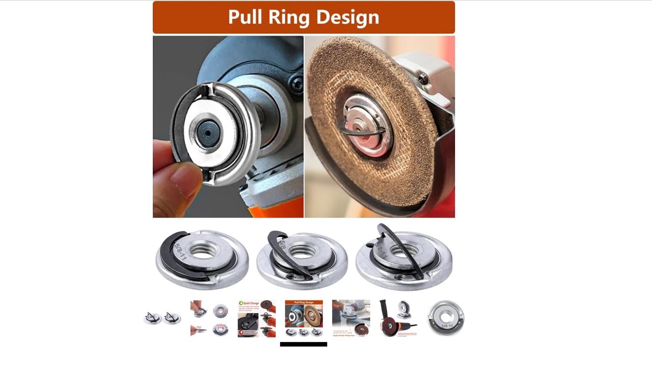 Wrenchless Angle Grinder Arbor Nut /Flange lock - YouTube