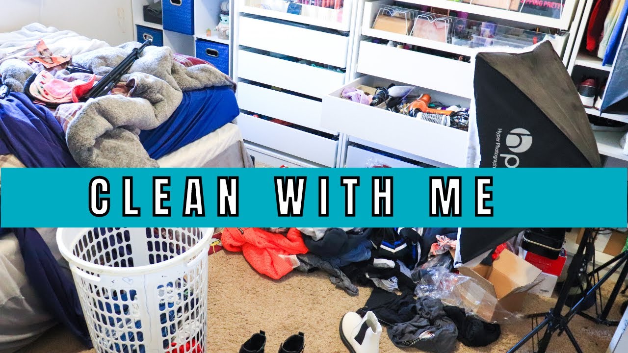 CLEAN WITH ME | CLEANING MY ROOM 2022 - YouTube