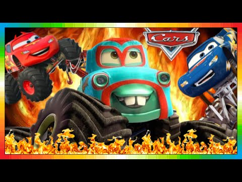 CARS ESPAÑOL - MONSTER MATE TRUCK - Película Niños - Movie + El Rayo ...