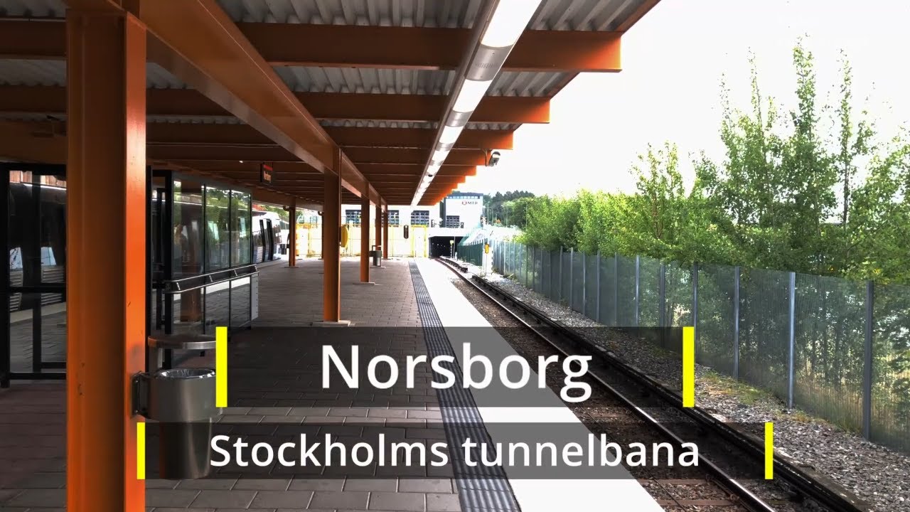 2021-08-29 STOCKHOLMS TUNNELBANA - NORSBORG ( Peter Lundin ) - YouTube