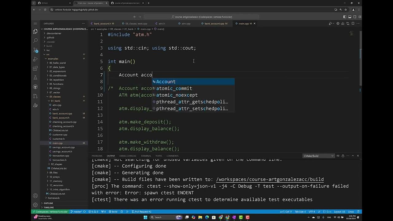 102824 COSC 1337 C++ Object-oriented: class friend functions - YouTube