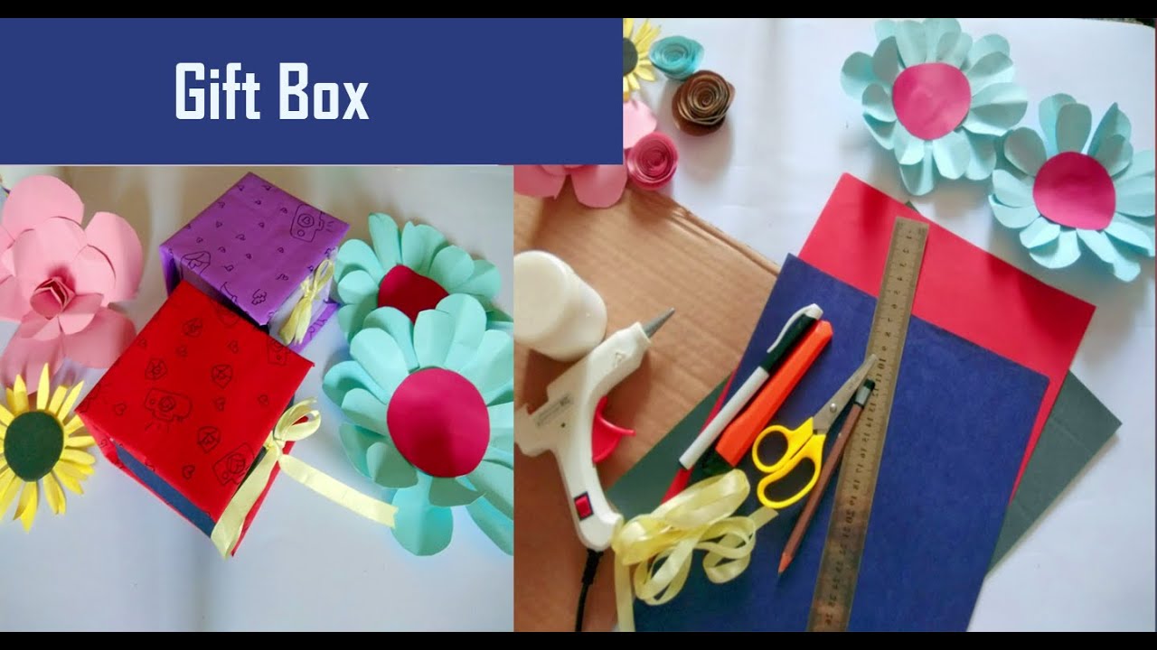 Gift box with Cardboard | DIY Handmade Gift Box | Easy Crafts | Best ...