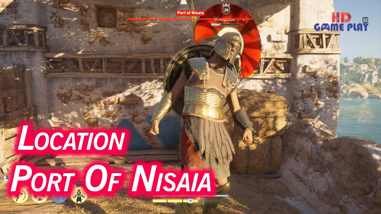 ASSASSIN'S CREED ODYSSEY - Port Of Nisaia - Huge Spartan Port in ...