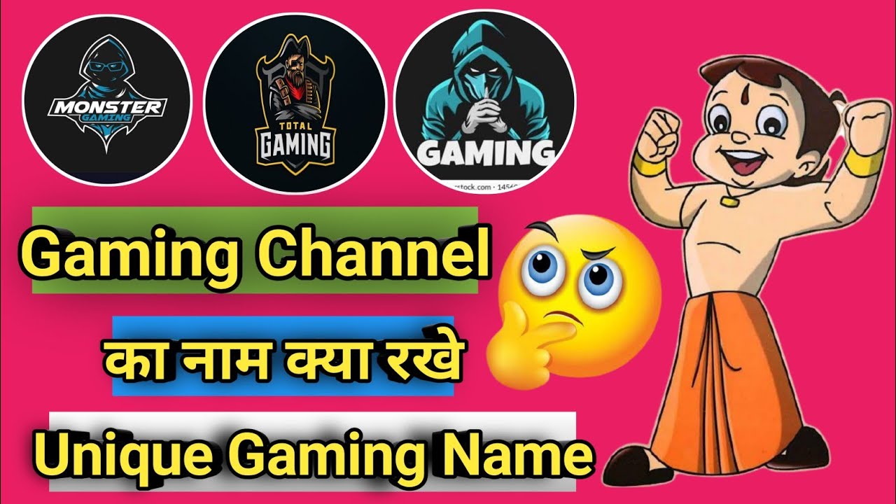 Gaming Channel Name Ideas 2022 | Gaming channel ka name kya rakhe ...