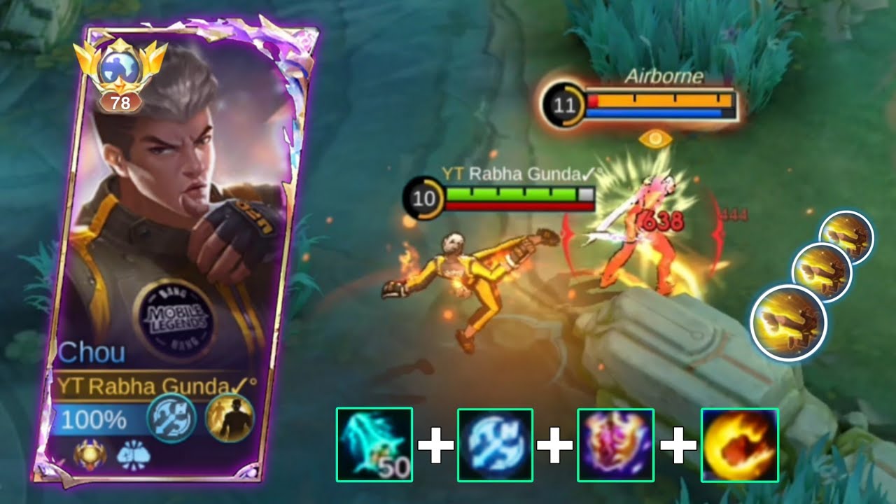 WATCH THIS - BEST BUILD CHOU 2024 (ONE SHOT) ~ MLBB - YouTube