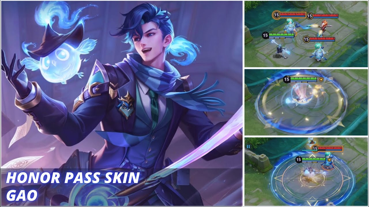 HOK Upcoming New Honor Pass Gao Skin Skill Showcase | Honor Of Kings - YouTube