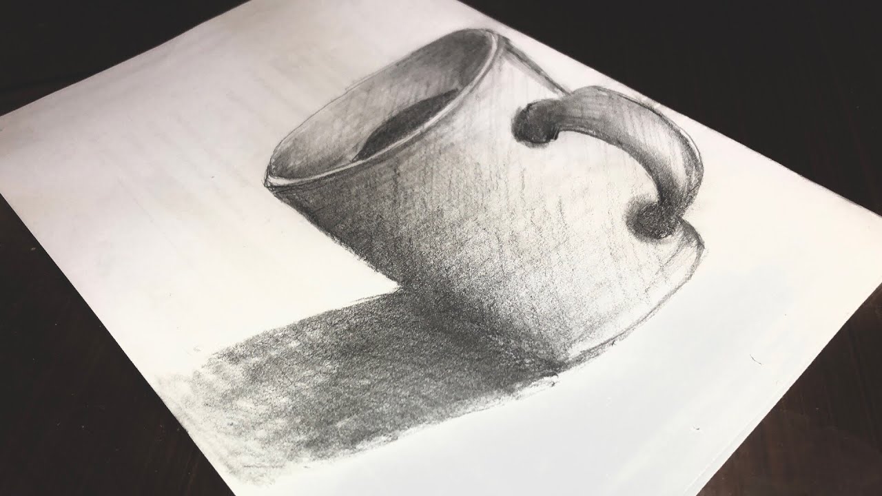 How to draw a still life drawing easy step by step tutorial by pencil ...