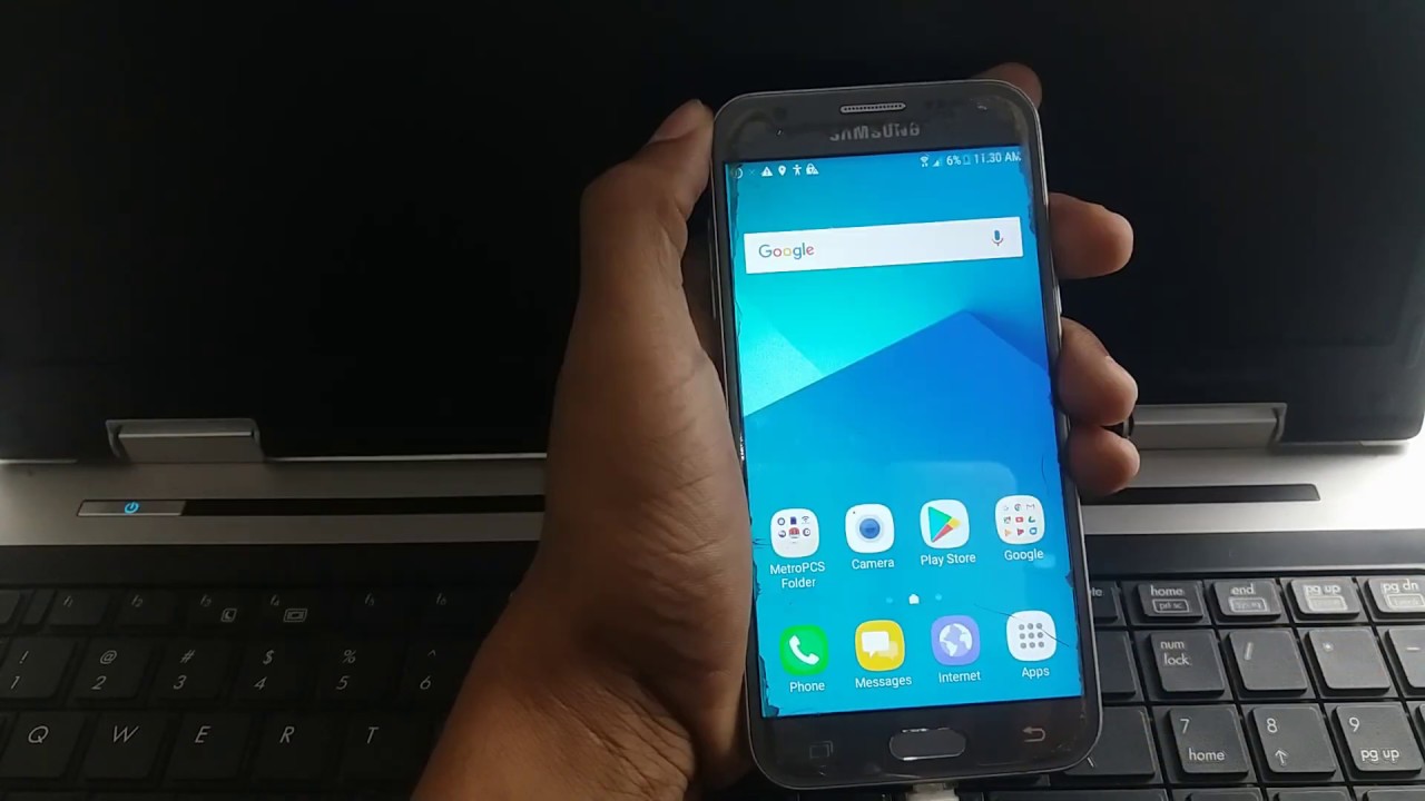 Quitar cuenta google samsung galaxy j3 prime j327t1 j327t Android 7.0 ...