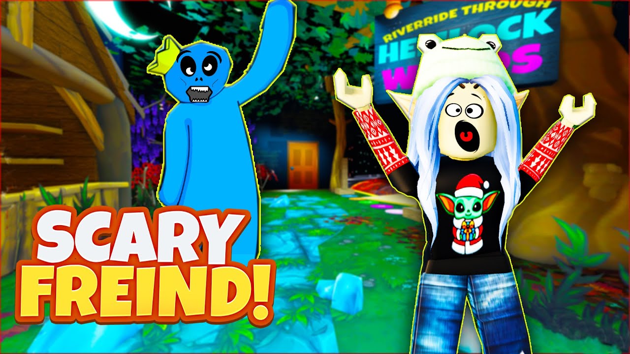SCARY Friend Chases Us Throughout Our CLUB HOUSE!! | Rainbow Friends ...