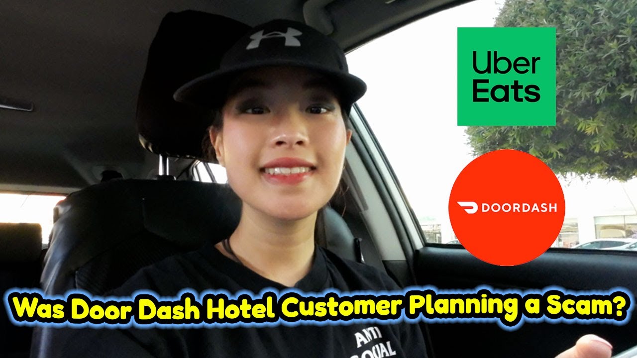 Was This Door Dash Hotel Customer trying to Scam..? Uber Eats Ride along Door Dash - YouTube