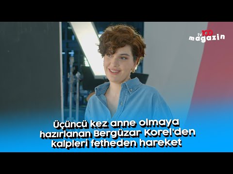 Üçüncü kez anne olmaya hazırlanan Bergüzar Korel'den kalpleri fetheden hareket