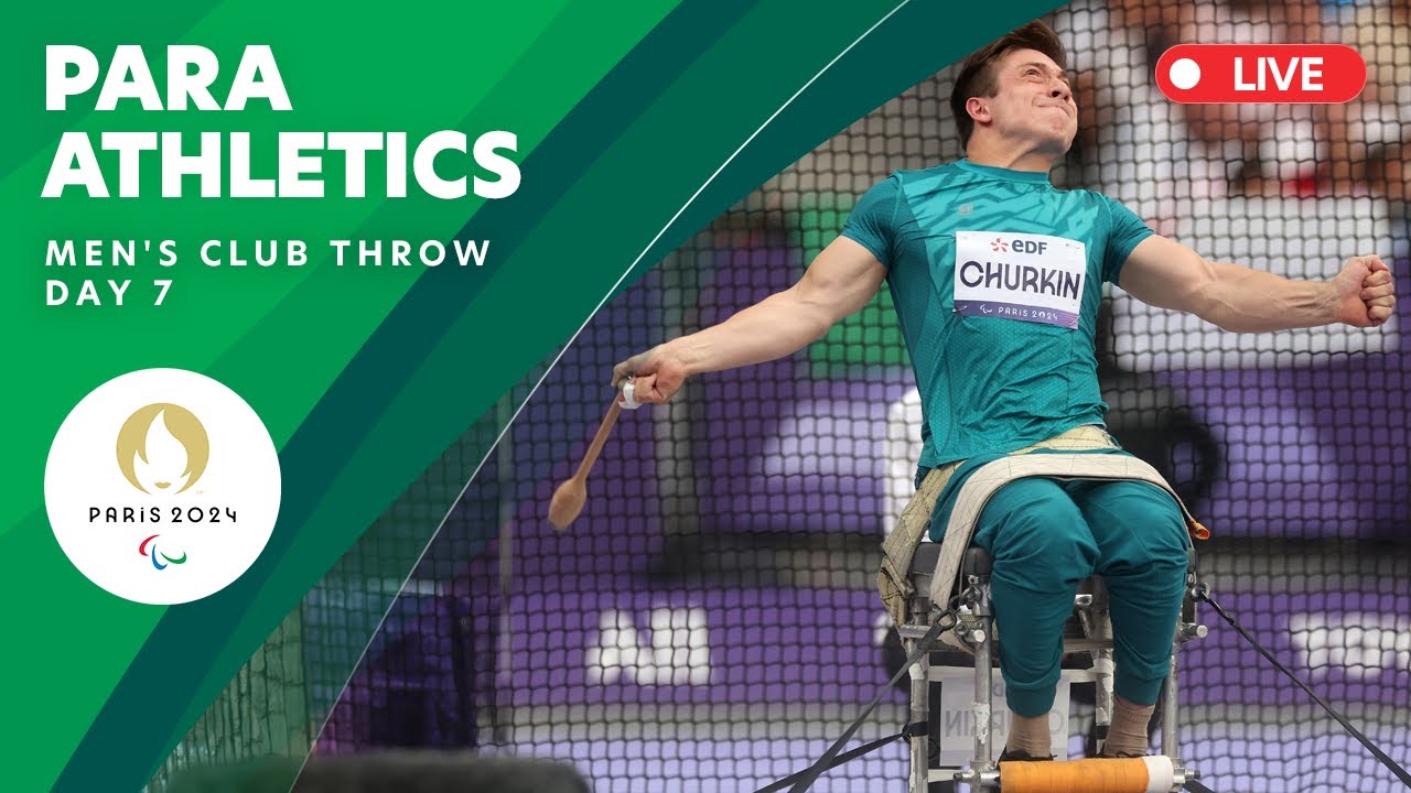 Para Athletics - Men's Club Throw Final | Day 7 | Paris 2024 ...