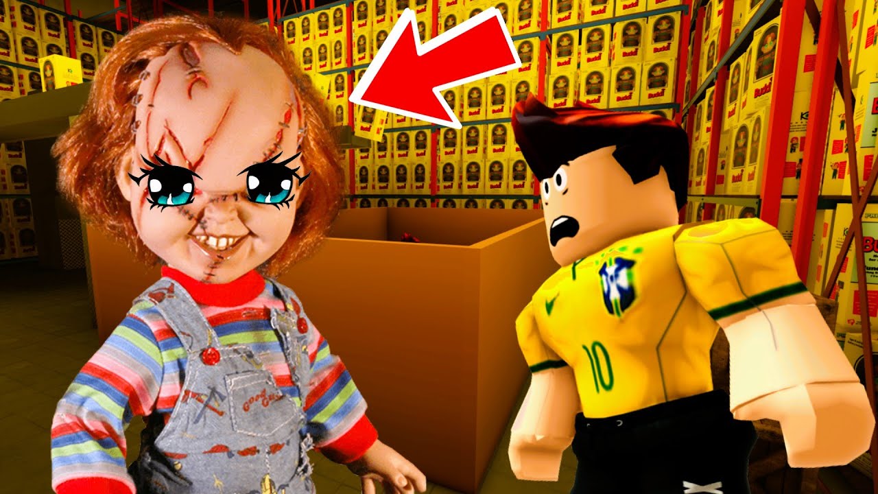 FÁBRICA DO BONECO CHUCKY - Escape Chucky's Factory Roblox - YouTube