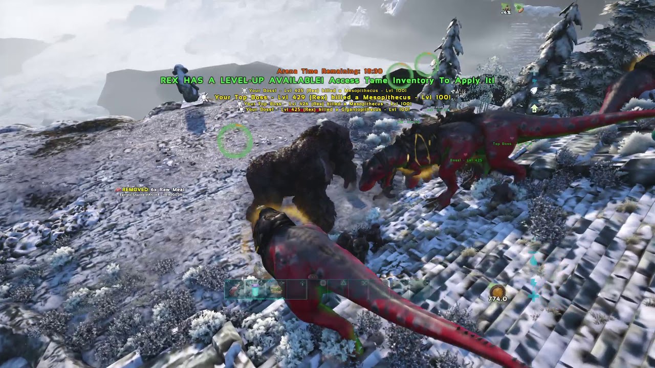 Alpha Megapithecus Boss Fight : Ark Survival - YouTube